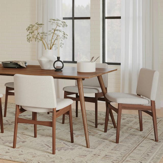 Seno Walnut Dining Table for 6 People | Article
