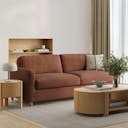 Fortra Oak Wood & Storage Side Table | Article