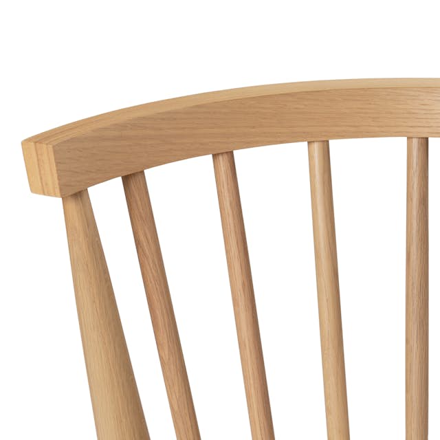 Light Oak Wood Dining Chair, Japandi Style | Rus | Article