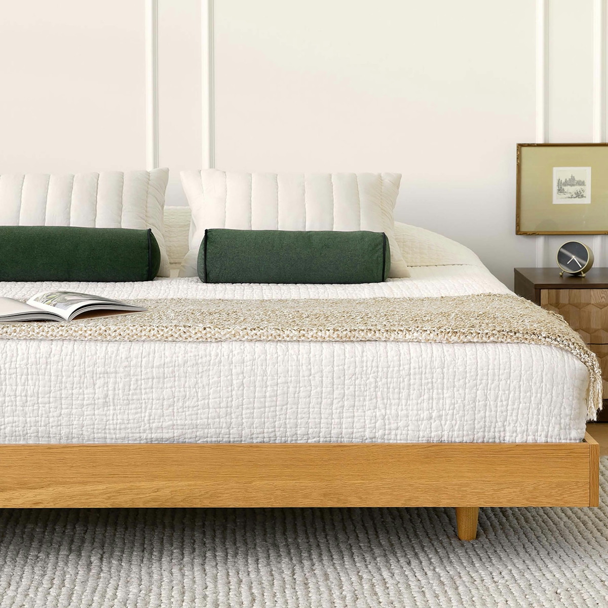 Oak King Size Platform Bed Frame | Basi | Article