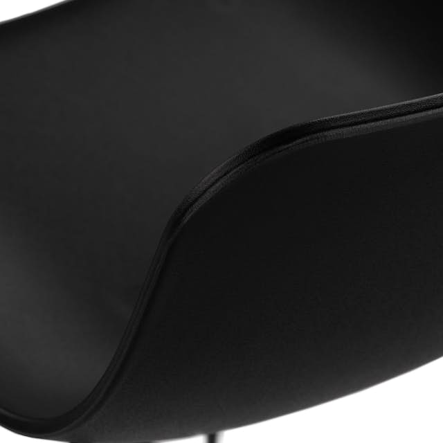 Anco Black Moulded Fixed Counter Height Stool | Article