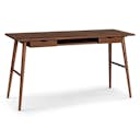 Culla Walnut Computer Desk w/ Drawers | Article