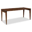 71" Powder Coated Steel & Chestnut Wood Computer Desk | Madera | Article