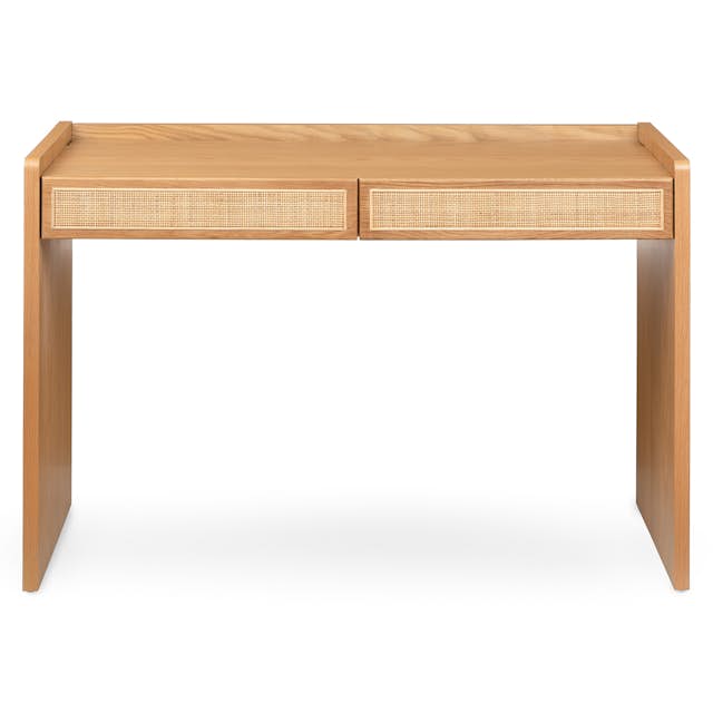 Deca White Oak Computer Desk | Article