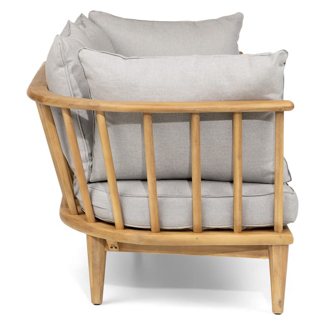 Sora 66.5" Outdoor Loveseat - Beach Sand | Article