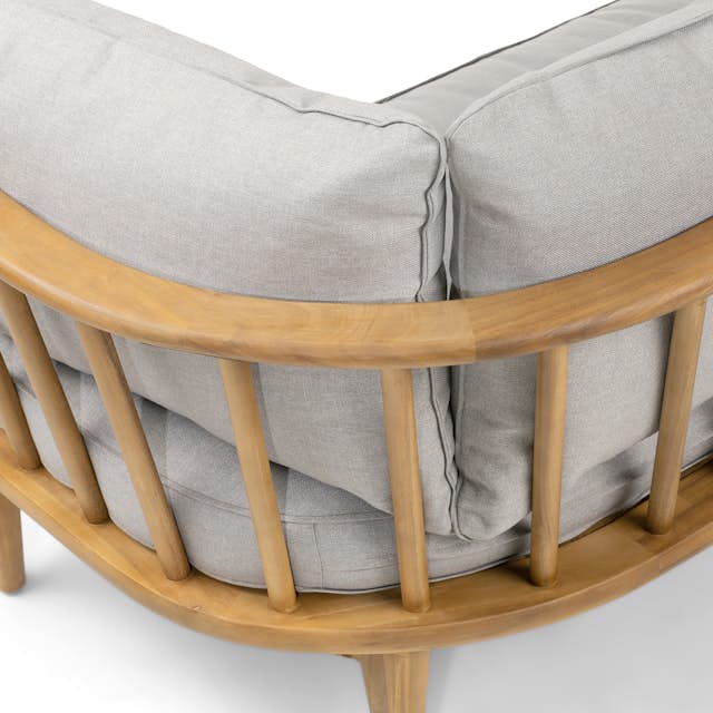 Sora 66.5" Outdoor Loveseat - Beach Sand | Article