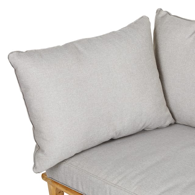 Sora 66.5" Outdoor Loveseat - Beach Sand | Article