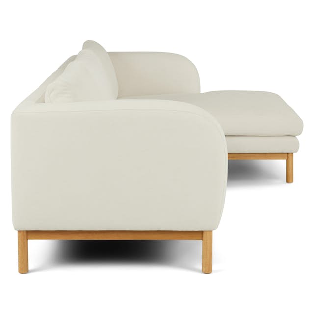 Kinso Buckler Ivory Right Sectional | Article