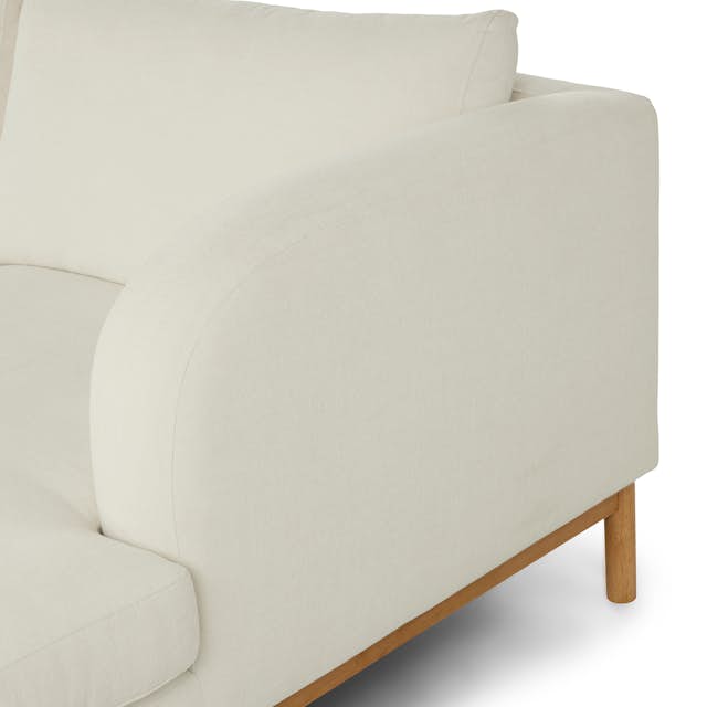Kinso Buckler Ivory Right Sectional | Article