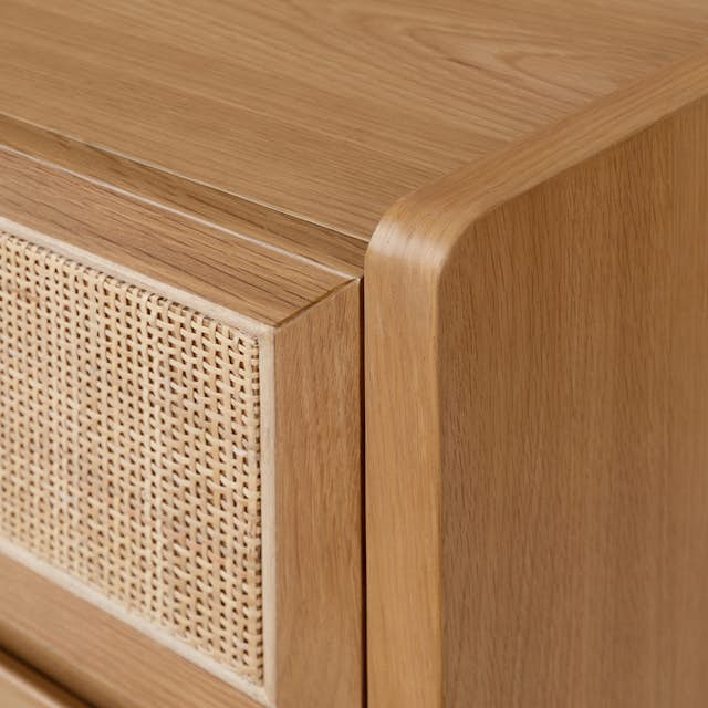 Deca White Oak Filing Cabinet | Article