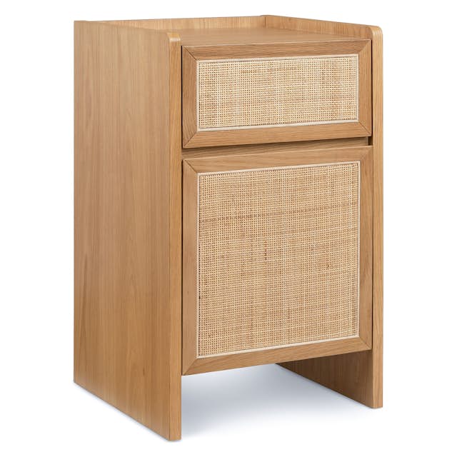 Deca White Oak Filing Cabinet | Article