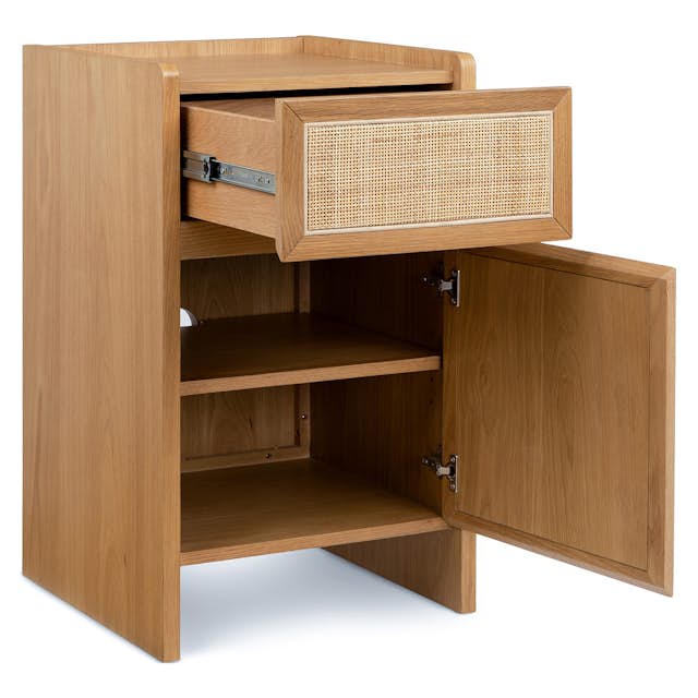 Deca White Oak Filing Cabinet | Article