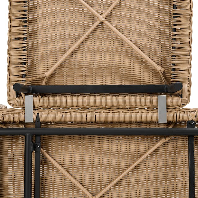 Aby Dravite Green Fabric & Resin Wicker Outdoor Sectional | Article