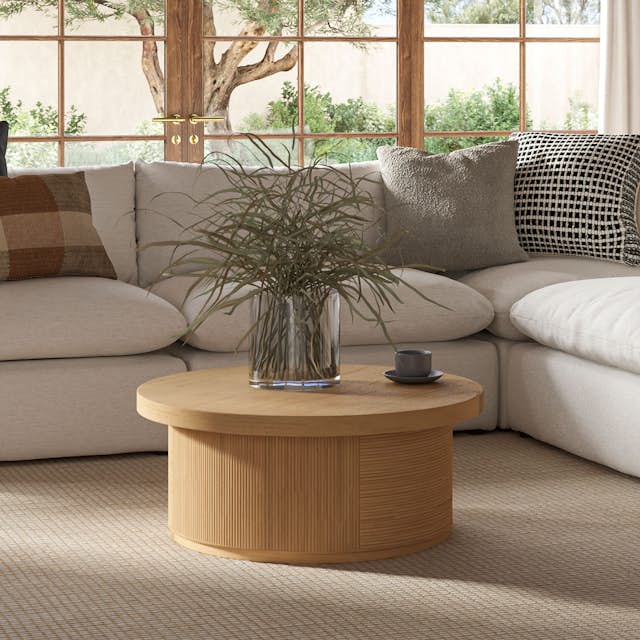 Avenla Natural Mindi Wood Coffee Table | Article