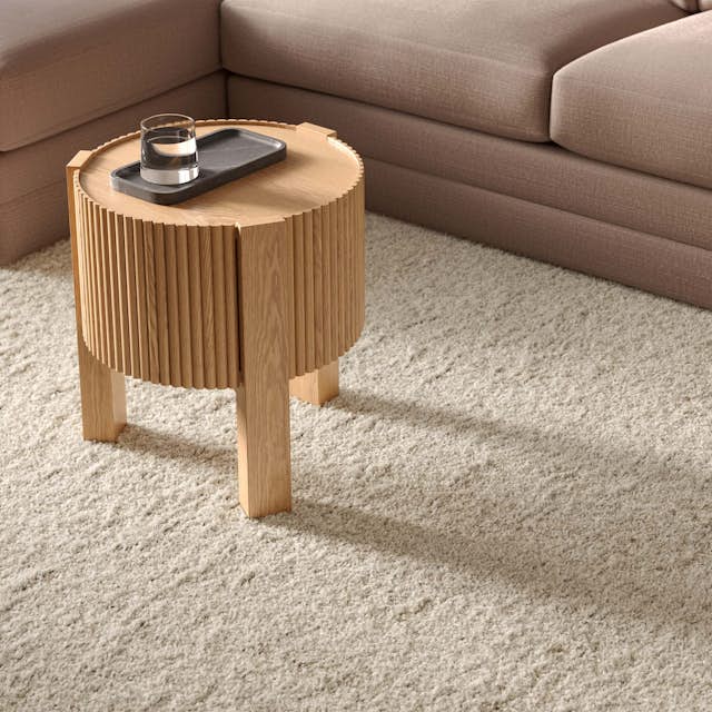 Fortra Oak Wood & Storage Side Table | Article