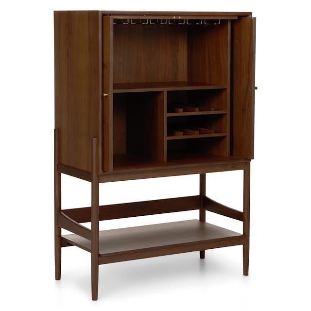 Cotu American Walnut Shaker Design Bar Cabinet | Article
