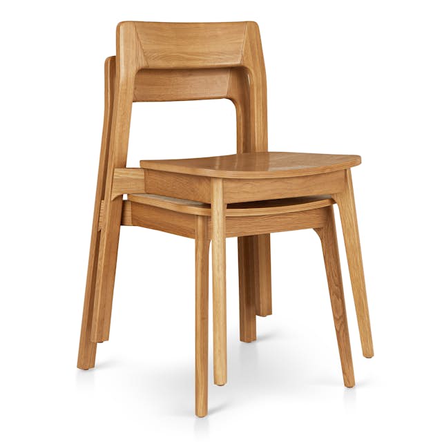 Gusfa Solid Oak Wood Dining Chair | Article
