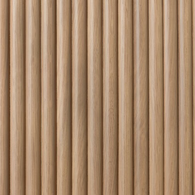 Fortra Oak Wood Fluted Coffee Table with Hidden Storage | Article