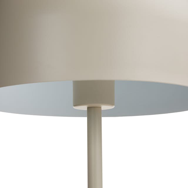 Oslo Powder Coated Gray Metal Mushroom Table Lamp | Article