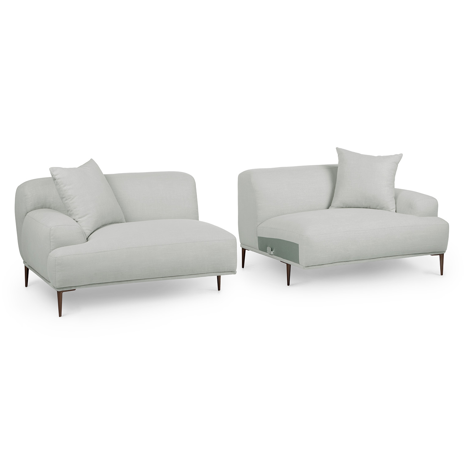 Abisko mist gray sofa store