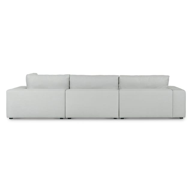 Beta Welsh Gray Fabric Right Modular Sectional | Article