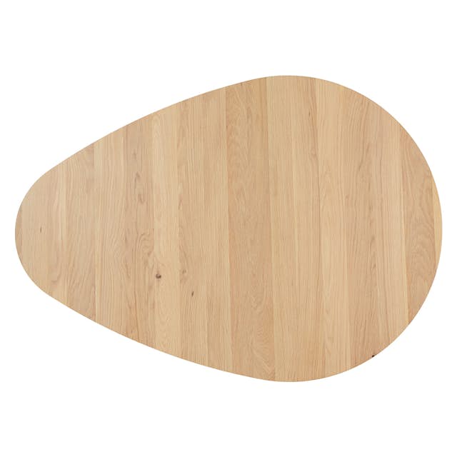 Amoeba 42.5" White Oak Triangle Coffee Table | Article