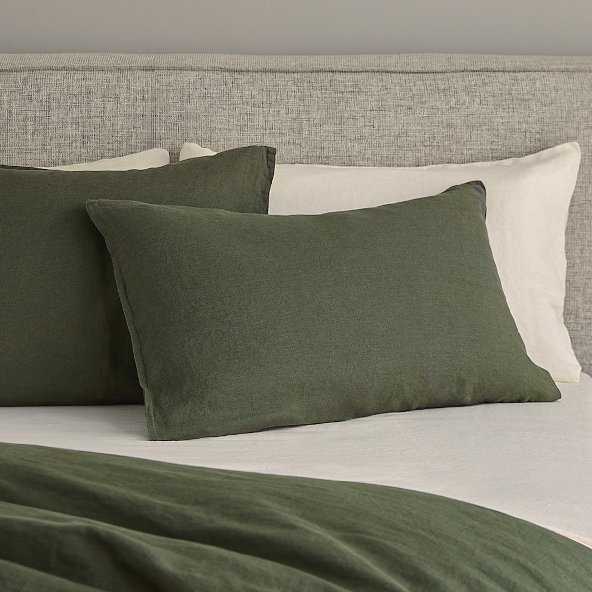 Linen Green King Sham Set | Alto Collection | Article