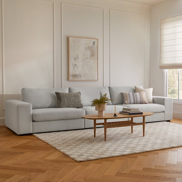 Beta Welsh Gray Fabric Modular Sofa | Article