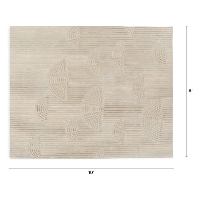 Clem Arch Cream Rug 8 x 10 | Article