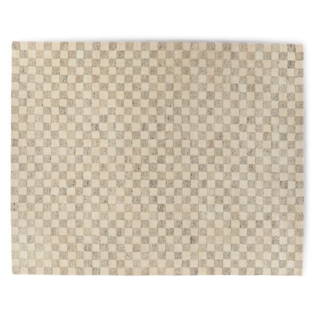 Murray Checkered Gray Rug 9 x 12 | Article