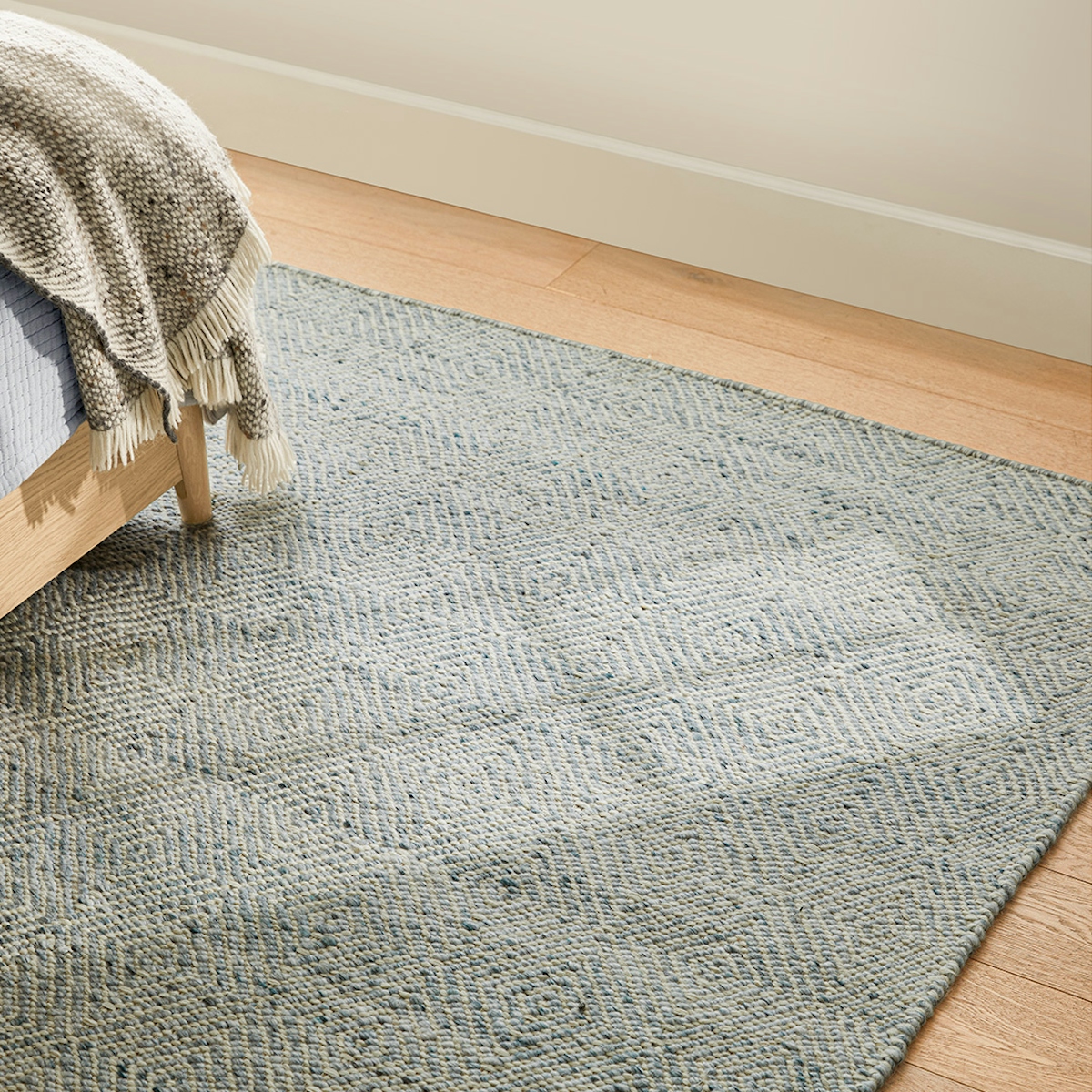 Bovi 9x12 Pearl Blue Handmade Area Rug | Article