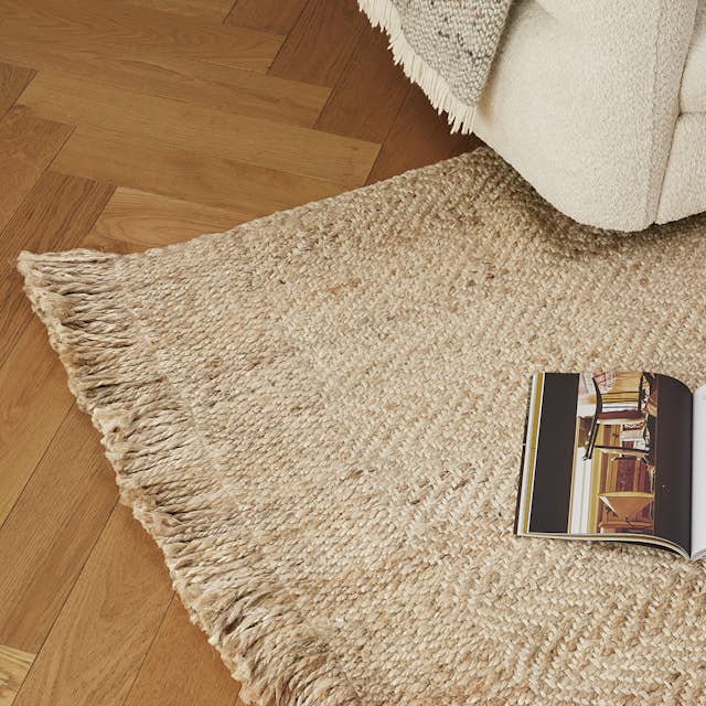 Nilium 8 x 10 Natural Tan Handmade Jute Rug | Article