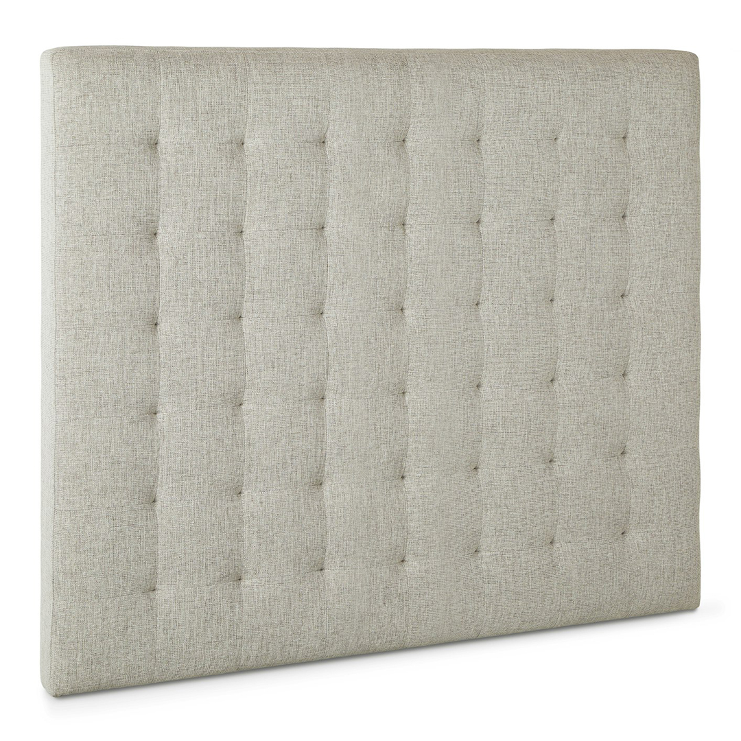 Ivory tufted headboard store