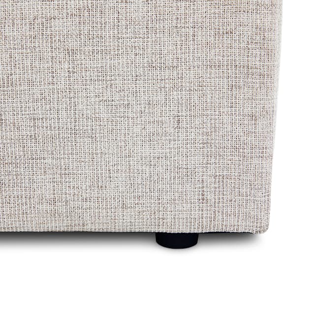 Sven Birch Ivory Upholstered Queen Size Bed with Pop-up Storage ...