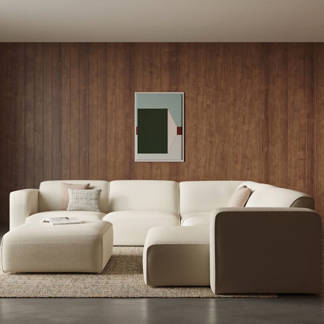 Contemporary Mid Century Modern Modular Sectional Sofas Article