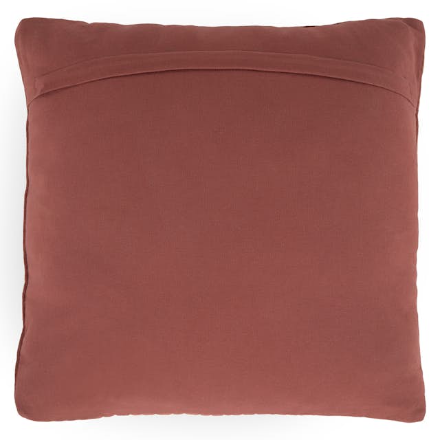 Grilo Ruby Red Patterned Cotton Velvet Throw Pillow | Article