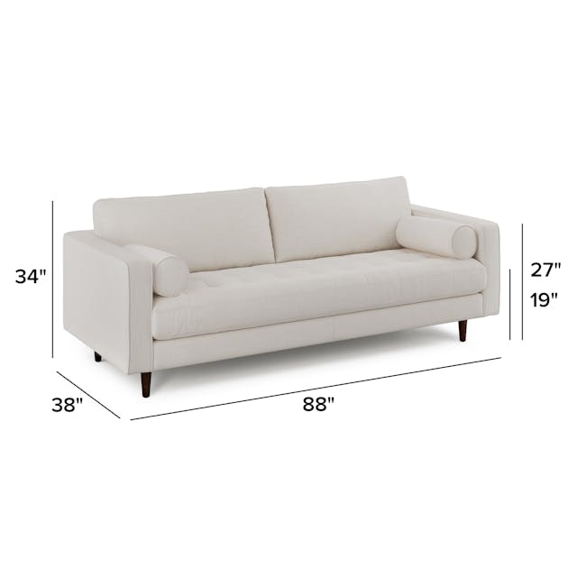 Sven Biscuit Cream Tufted Sofa | Article