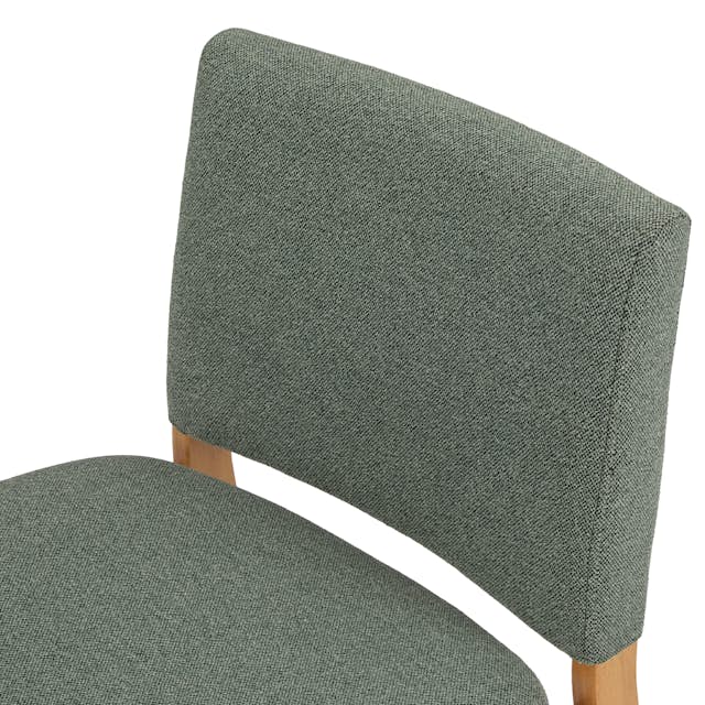 Set of 2 Nosh Oak & Hemlock Ratine Fabric Dining Chair | Article