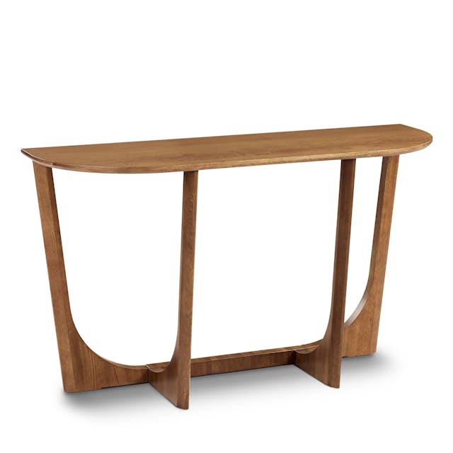 Tovi Smoked Oak Solid Wood Console | Article