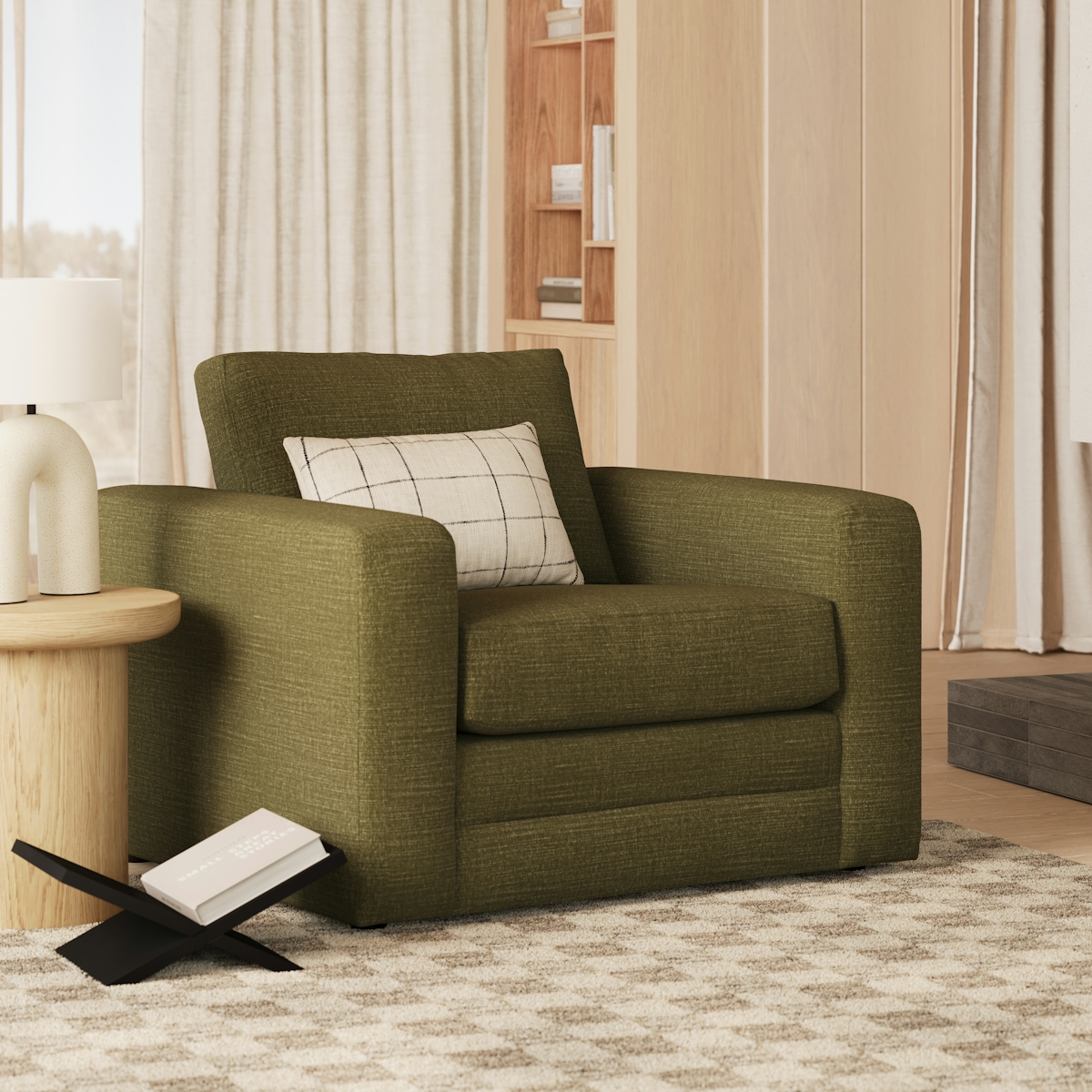 Riley Napa Moss Lounge Chair | Article