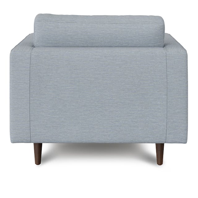 Sven Silver Light Blue Tufted Lounge Chair | Article