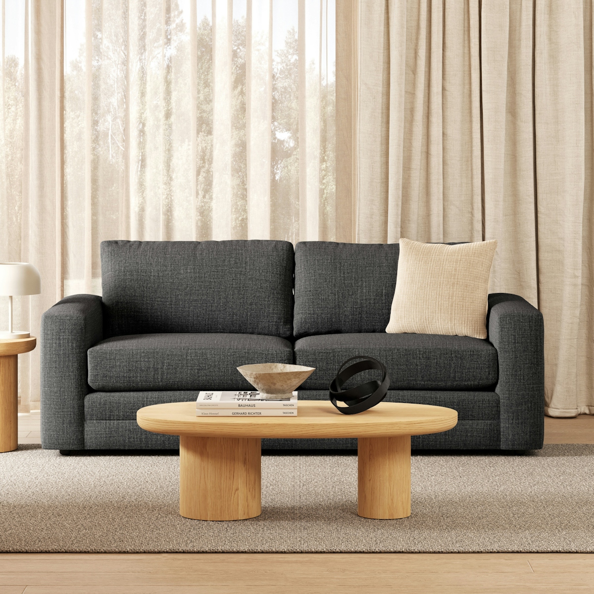 Riley Napa Charcoal 84" Sofa | Article