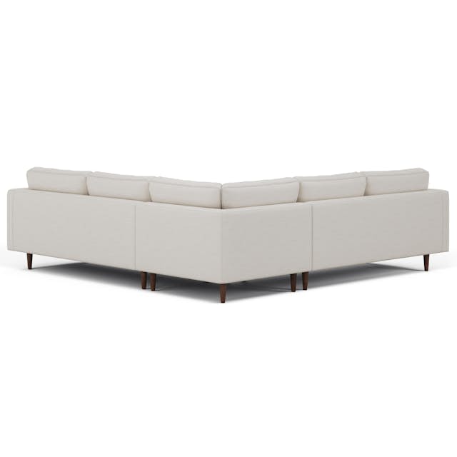 Sven Biscuit Cream Tufted Corner Sectional Sofa | Article