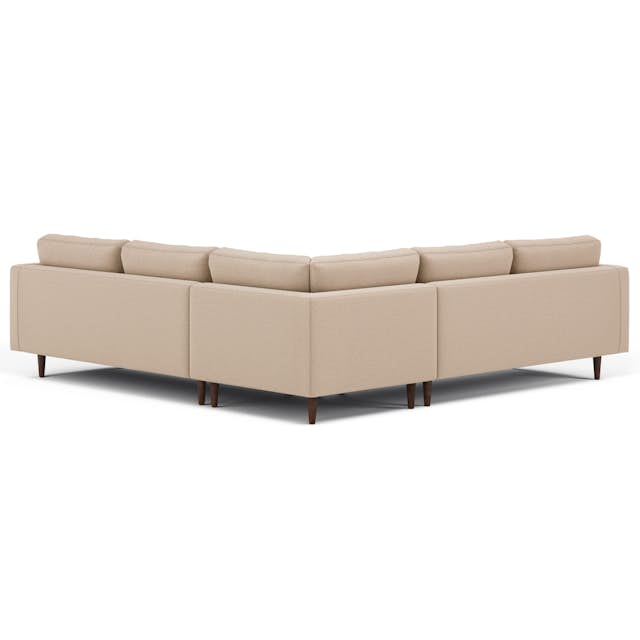 Sven Ratine Buff Tufted Corner Sectional Sofa | Article