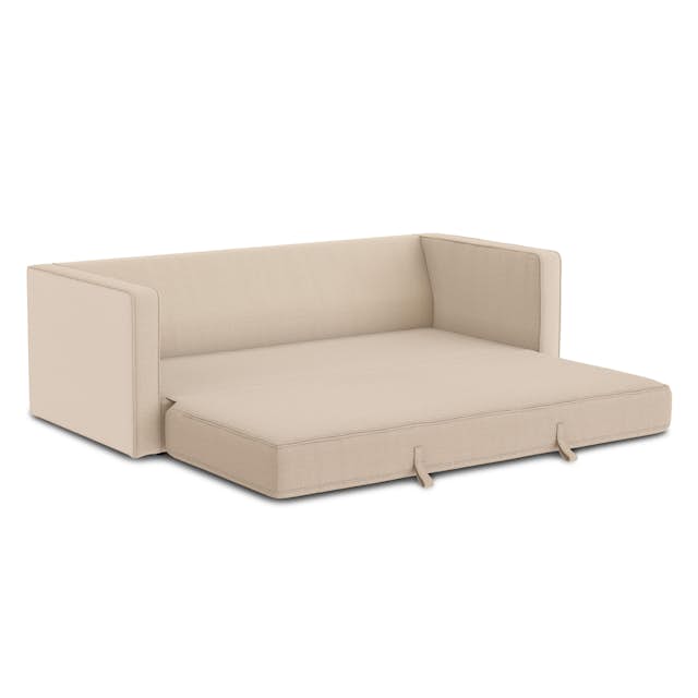 Sven Ratine Buff Tufted Fold-out Sofa Bed | Article
