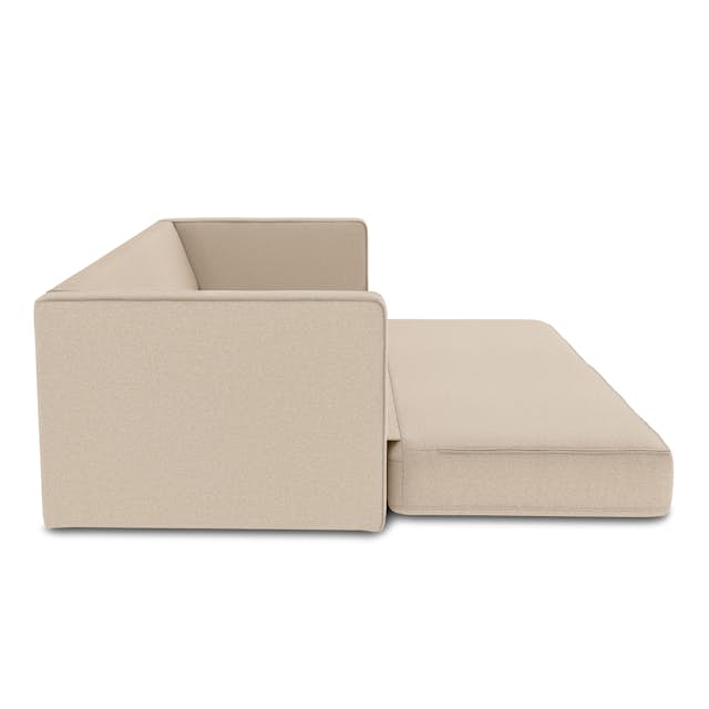 Sven Ratine Buff Tufted Fold-out Sofa Bed | Article