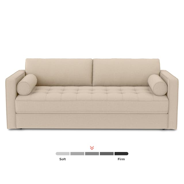 Sven Ratine Buff Tufted Fold-out Sofa Bed | Article