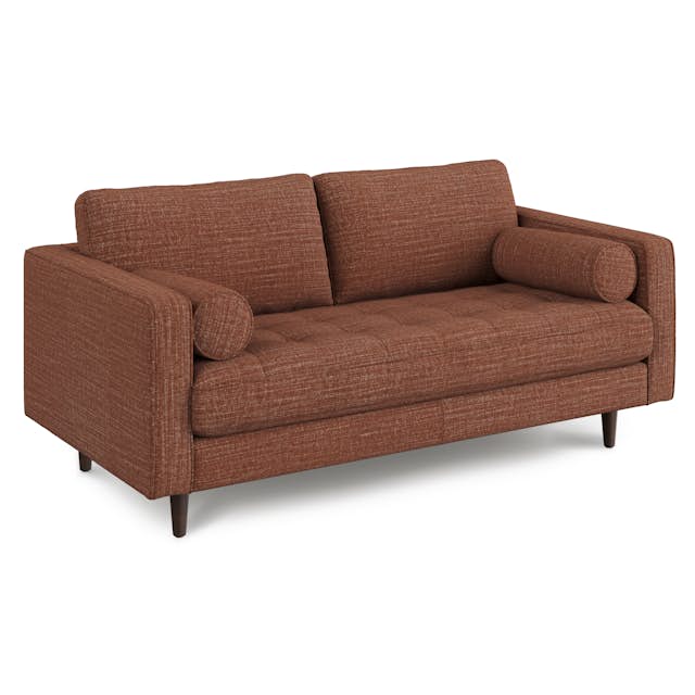 Sven Napa Rust Tufted Loveseat | Article
