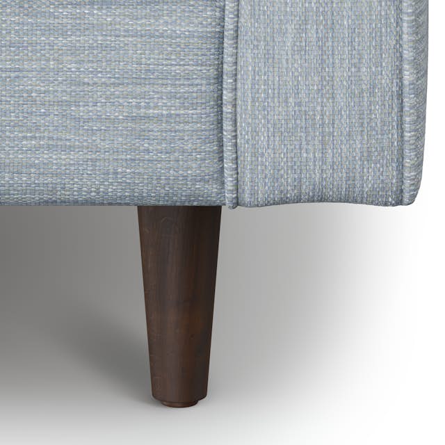 Sven Silver Light Blue Tufted Loveseat | Article