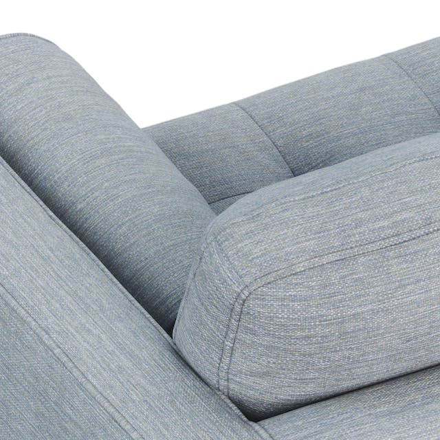 Sven Silver Light Blue Tufted Loveseat | Article